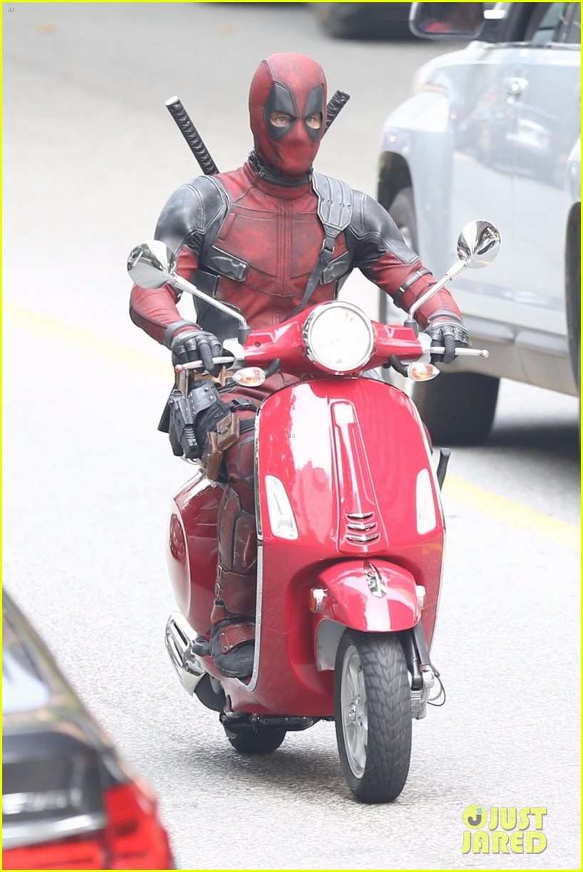 Deadpool Takes a Scooter Ride In New ‘Deadpool 2’ Set Photos – Two Bit ...